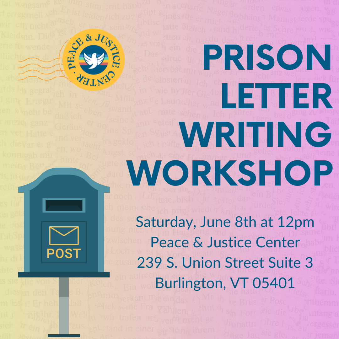 Prison Letter Writing - Peace & Justice Center