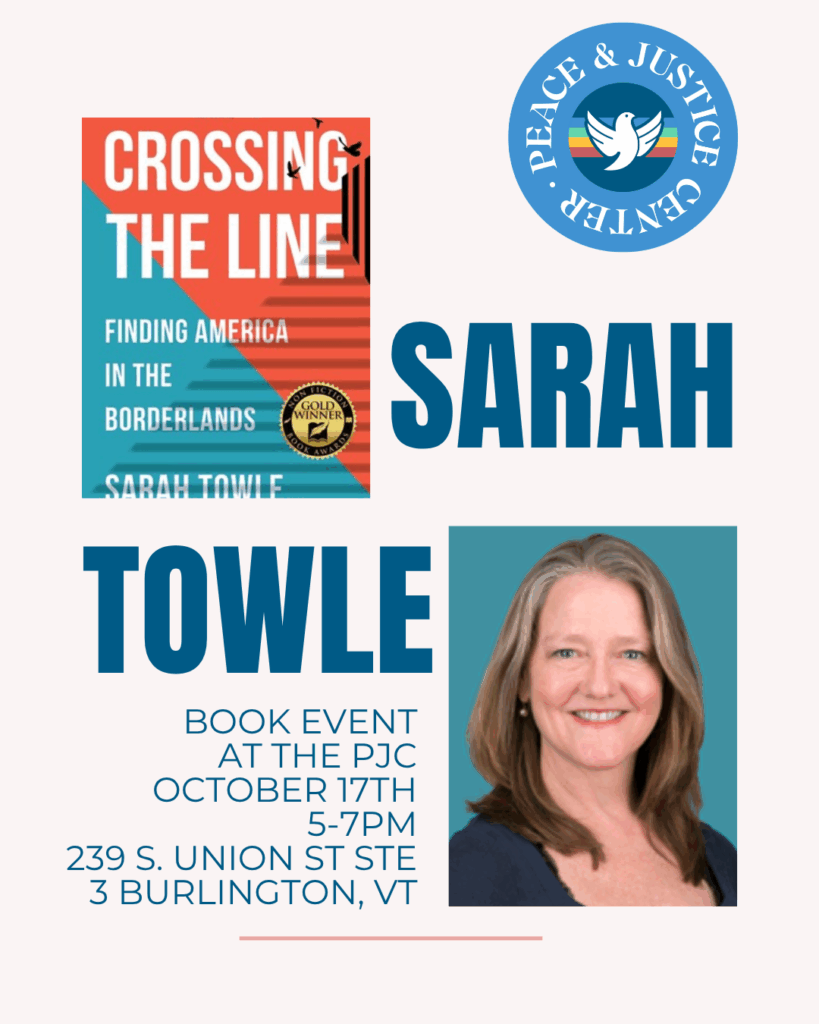 Author Talk: Sarah Towle - Peace & Justice Center